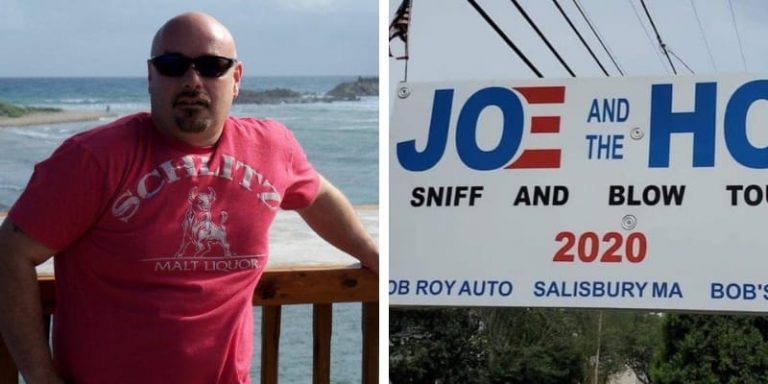 Who is Robert Roy Jr? Wiki, Bio, Age, Rob Roy Auto: Joe Biden Sign Board